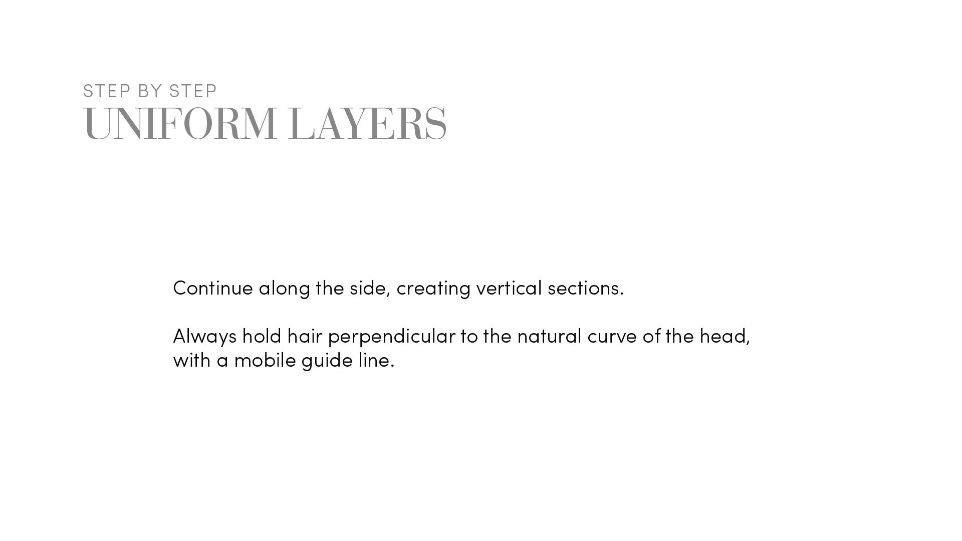Uniform Layers - Medavita for Salons